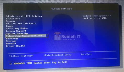 Setting Imm Di Server Ibm System X Rumah It