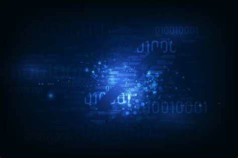 이진 코드 번호 큰 데이터에 Blockchain 하이퍼링크 기호 정보 흐름 개념 벡터 일러스트 레이 션 배경 템플릿 배경 주제에 대한 스톡 벡터 아트 및 기타 이미지