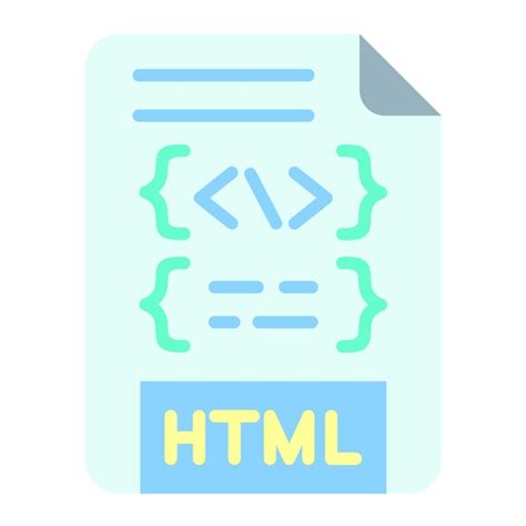 Premium Vector Vector Design Html File Icon Style