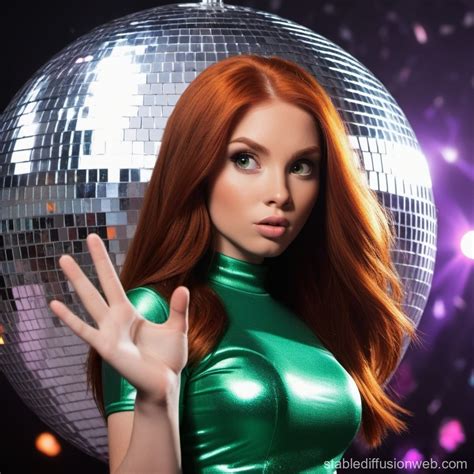 Kim Possible Hypnotized By Disco Ball Stable Diffusion Online