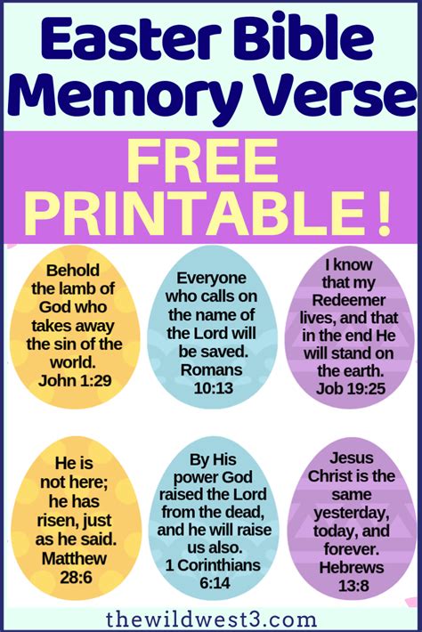 Free Easter Scripture Printables Templates Printable