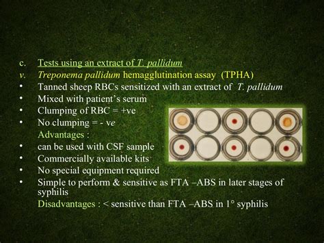 Lab Diagnosis Of Syphilis