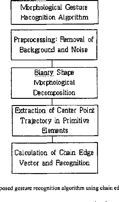 Figure 4 From Morphological Gesture Recognition Algorithm Semantic