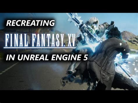 Free Video Recreating Final Fantasy XV Warp Strike In Unreal Engine 5 From UNF Games Class