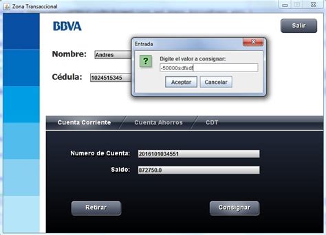Java Joptionpaneshowinputdialog No Datos Negativos Ni Caracteres