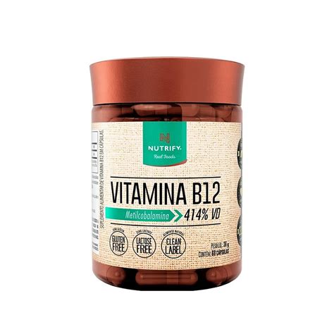 Vitamina B C Psulas Nutrify Bh Suplementos