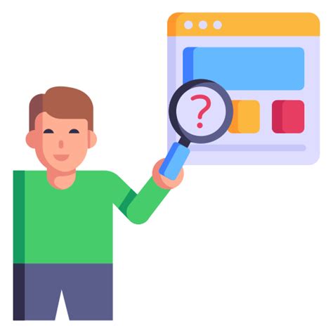 query generic flat icon