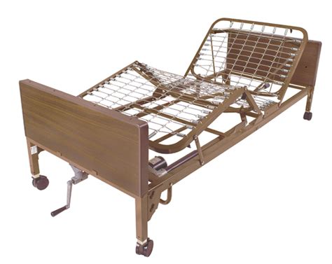 Drive Semi Electric Bed With Half Rails And Innerspring Mattress