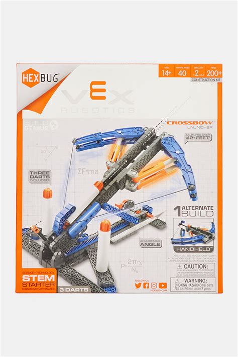 Buy Hexbug Vex Robotics Crossbow Launcher Construction Set Blue Black Orange Online Brands For