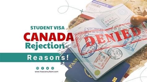Main Reasons For Canada Student Visa Rejection Hsa Consultant