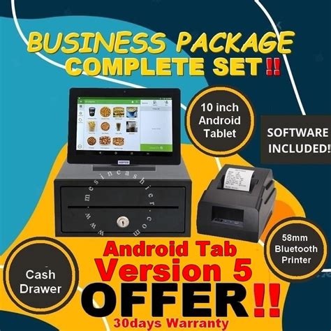 Cashier Mesin Cashier Pos System Cash Register Cashier Machine Android Tablet Mobile Shopee