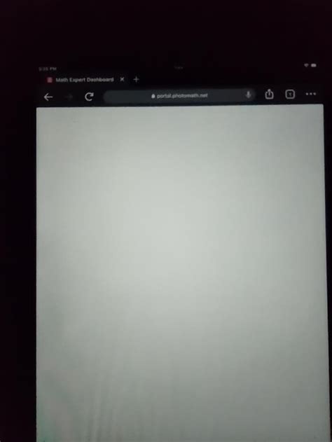 i have ipad 5th generation and this website is not loading as it just shows white blank screen