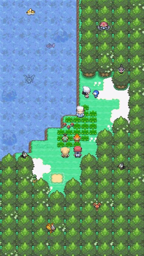 Pixel Terry On Instagram Lake Verity Sinnoh Has One Of The Most