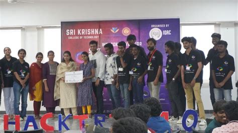 Nithish Vl On Linkedin Hackathon Hacktrix Skct