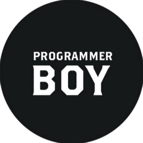 Programmer Boy Youtube