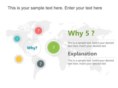 Animated 5 Why Analysis PowerPoint Template