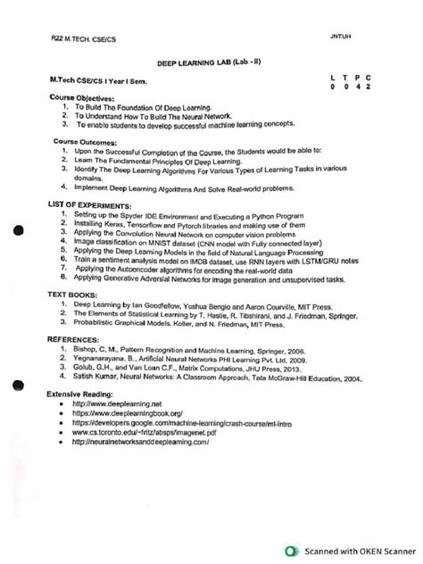 Deep Learning Lab Manual Pdf