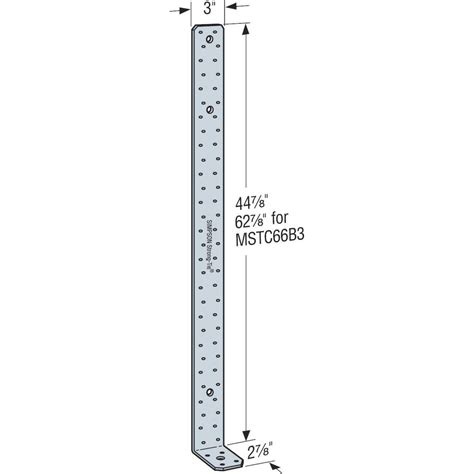 Simpson Strong Tie Mstc48b3 Pre Bent Strap Hardwareandtools Online Store