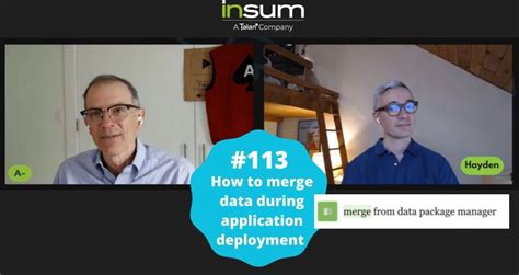 Apex Instant Tips 113 How To Merge Data During Application Deployement Insum