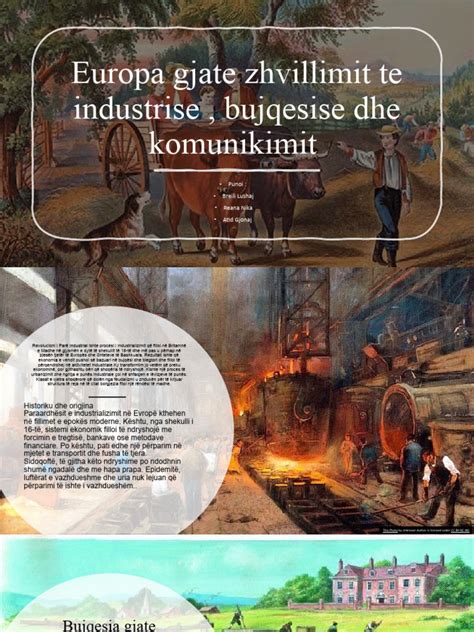 Europa Gjate Zhvillimit Te Industrise Bujqesise Dhe Pdf