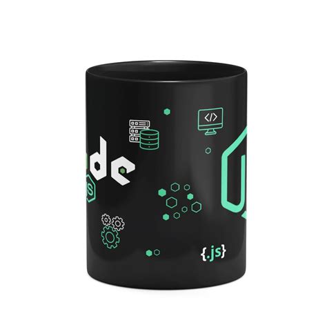 Caneca Dev New Mug Node Js Preta Saldo Jps Info
