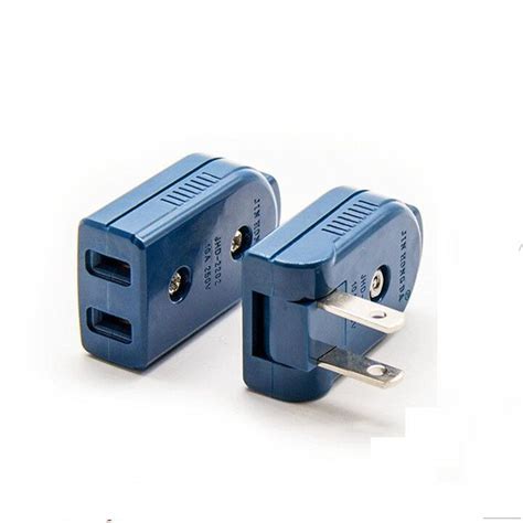 Folding Ac Electric Power Plug Us American Plug Pin Adjustable Male Plug Female Socket Outlet