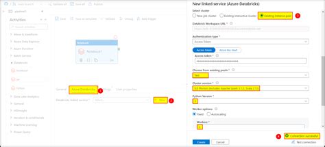 Run Databricks Notebook On A Job Cluster Which Is Created From A Docker Image In Azure Data