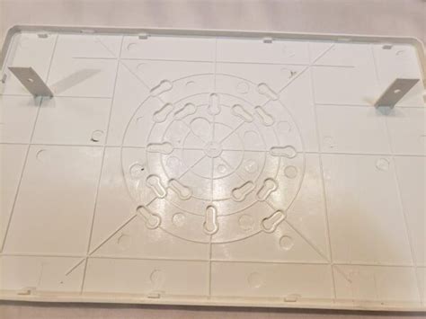 Exitronix LED Exit Sign White Thermoplastic Red Letters 120 277 Volt And Battery Backup