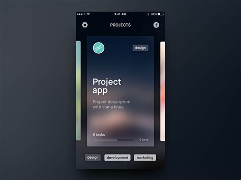 Dribbble Card Ui Hrpng By Javi Pérez