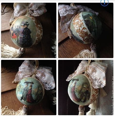 Promenade Большой интерьерный шар Christmas Bulbs Christmas Ornaments Crafts