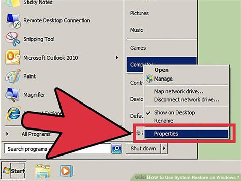 3 ways to use system restore on windows 7 wikihow