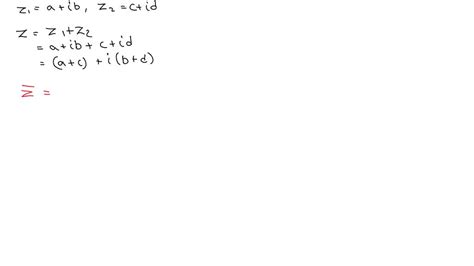 SOLVED Determine Whether Each Of The Following Is True Or False The Conjugate Of A Sum Is The