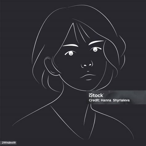 우아하고 현대적인 라인 아트 여성의 초상화 미니멀리스트 여성의 얼굴과 컨템포러리 브랜딩을 위한 프로필 소셜 미디어 개념에 대한 스톡 벡터 아트 및 기타 이미지 Istock