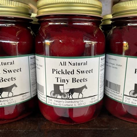 Pickled Sweet Tiny Beets Yaegers Amish Pantry South Naples Citrus Grove