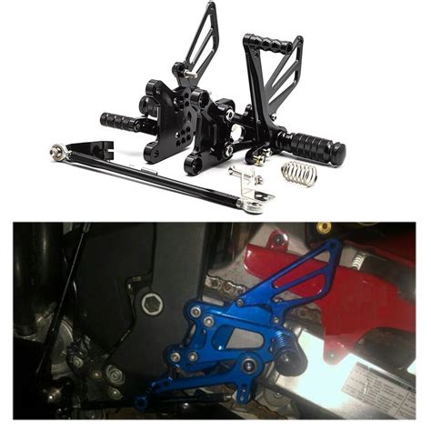 Badu Bg За Honda Cbr600 F4 2001 2004 Стойка за крака на мотоциклет Задни комплекти Регулируеми