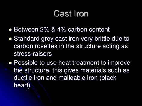 Ppt Ferrous Metallurgy The Chemistry And Structure Of Iron And Steel