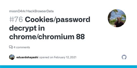 Cookies Password Decrypt In Chrome Chromium Issue Moond Rk Hackbrowserdata Github