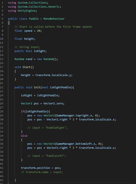 Pong Ai Help Unity Engine Unity Discussions