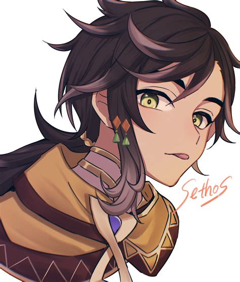 Sethos Genshin Impact Drawn By T0ntar0 Danbooru