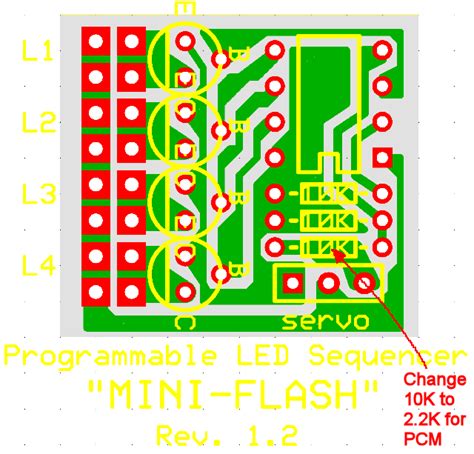 Mini Flash LED PC Programmable Controller Ith R C Controls
