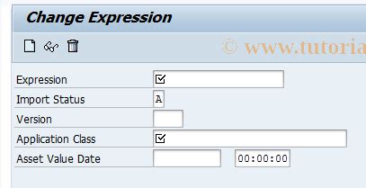 BRFEXP SAP Tcode BRF Change Expression