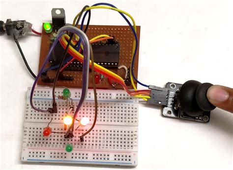 Interfacing Joystick With Pic Microcontroller Pic16f877a