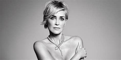 Sharon Stone Goes Nude In Harpers Bazaar September 2015 Sharon Stone