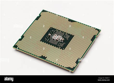 LGA2011 CPU Isolated On White Background Stock Photo Alamy