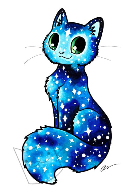 How To Draw Galaxy Cat