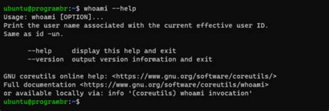 Whoami Command In Linux Unix Uses Of Whoami Command With Example