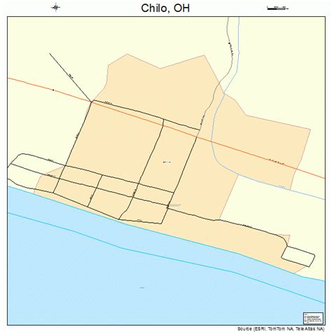 Chilo Ohio Street Map 3914226