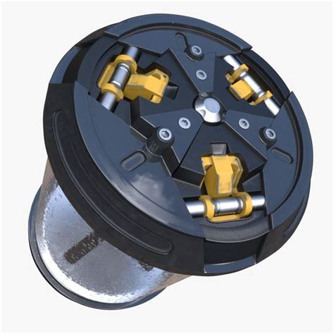 3d Model Sci Fi Container Device