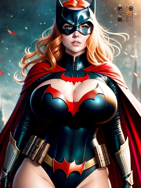 Rule 34 Ai Generated Batman Series Batwoman Big Breasts Blue Eyes