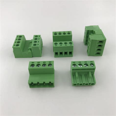 Pluggable 4 Pin Male To Female Terminal Block China Manufacturer
